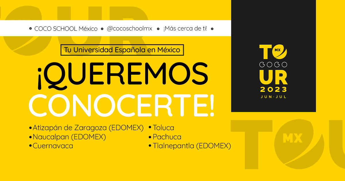 Coco School Mexico is coming closer to you! Take advantage of the COCO ...